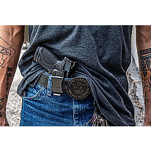 CYA Supply Co. Base IWB Concealed Carry Holster Veteran Owned Made in USA - Fits Smith & Wesson M&P 380 Shield EZ