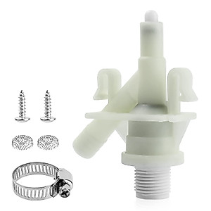 Ximoon 385311641 RV Toilet Valve Replacement Kit for Dometic 300 310 320 Toilets & Sealand Marine Toilet - White