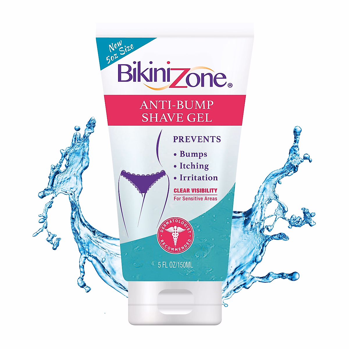 Bikini Zone Anti-Bump Shave Gel for Sensitive Areas, 5 Oz, 1 Pack