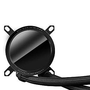 ASUS ROG RYUO III 360 ARGB All-in-one AIO Liquid CPU Cooler 360mm Radiator, Asetek 8th gen Pump Solution, Anime Matrix™ LED Display and ROG AF 12S ARGB Fan.