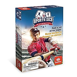 FoxMind Games: Sports Dice, Baseball, Roll it Out of The Park, Easy to Learn, Fun to Play, Play with Up to 4 Players, for Ages 7 and up