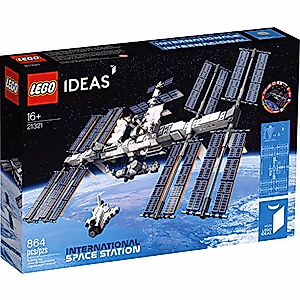 LEGO Ideas International Space Station 21321 Building Kit, Adult Set for Display, Makes a Great Birthday Present (864 Pieces)