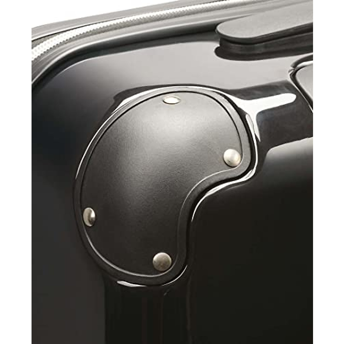 Karl Lagerfeld Paris Flowers 25" Upright Luggage, Black