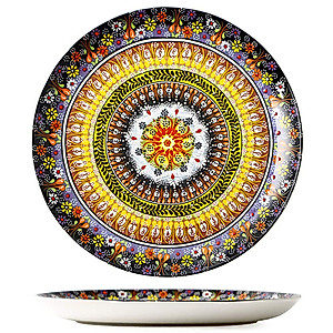 Porcelain Dinnerware Sets, Bohemia Tableware Combination Set | 10 Plates / 2 Bowls / 4 Cups / 4 Mugs - Exotic Ceramics Dinner Sets, Service for 4 Person, Gift for Wedding Housewarming Christmas,8 inc