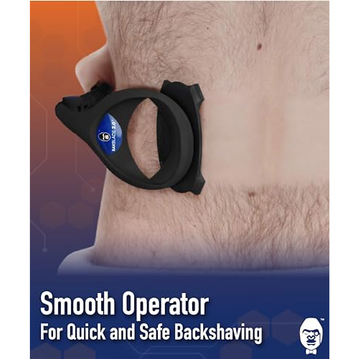 baKblade 2.0 Back Hair and Body Shaver Refill Cartridges for 2.0 and 2.0 Elite Shavers - Dryglide Technology (12 Razors Included)