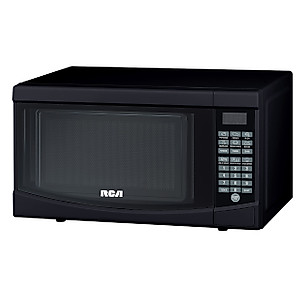 RCA 0.7 Cu. Ft. Microwave Oven - Small Microwave Oven Compact Microwave Ovens for Small Spaces, Countertop, Apartment 700 Watt Microwave - Black