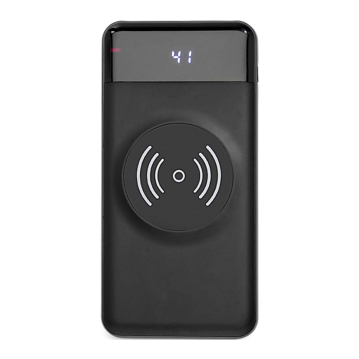 Sony WH-1000XM4 Wireless Noise Canceling Over-Ear Headphones (Silver) Bundle with 10000 mAh Ultra-Portable LED Display Wireless Quick Charge Battery Bank (Black) (2 Items)