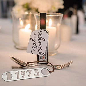 1973 Birthday Gifts for Women Men Him, 1973 Bottle Opener, 50th Birthday Gifts for Her, Father, Mother Friends, Back in 1973 50 Years Birthday Anniversary Party Favors Decorations Bottle Opener