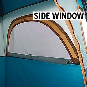 Kelty Discovery H2GO Privacy Shelter, Campsite Shower and Changing Shelter, Zippered Entry, Steel Pole Frame, Freestanding (Iceberg Green)