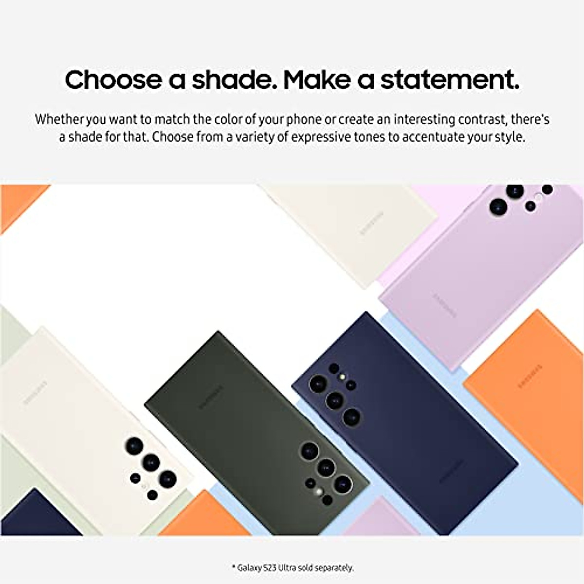 SAMSUNG Galaxy S23 Ultra Silicone Phone Case, Protective Cover w/Color Variety, Smooth Grip, Soft and Sleek Design, US Version, EF-PS918TGEGUS, Green 6.59 x 3.23 x 0.49 inches