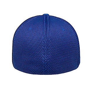 Flexfit Unisex Ultrafibre Airmesh Fitted Trucker Hat, Royal, Large-X-Large