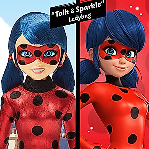 Miraculous Talk and Sparkle 10.5” Ladybug Deluxe Doll with Lights and Sounds
