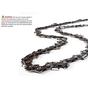 Reliable Replacement SC-S52 14-Inch Semi Chisel Saw Chain, Pitch: 3/8", gauge: .050", drive link count: 52, Compatible for Craftsman Homelite Poulan Remington Ryobi Echo and more