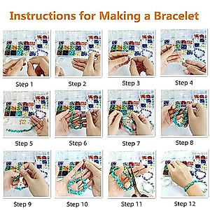 ZHIYUXI Crystal Beads for Jewelry Making 15 Colors Crystal Chips Hippie Beads Irregular Gemstone Crystals Stone Beads for Crafts, Bracelet, Necklace, Earrings, Crystal Tree 750 Pcs