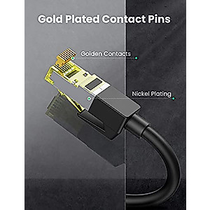 UGREEN Ethernet Extender Cable 6FT, Cat 7 Extension Network Cable 10Gbps RJ45 Male to Female LAN Patch Cord Compatible for Router Modem PC Laptop PS5 Xbox Smart TV 6FT