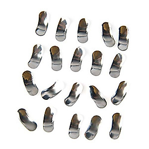 100Pcs Dental 35μm Sectional Contoured Metal Matrices 2 Rings To Fill Tooth