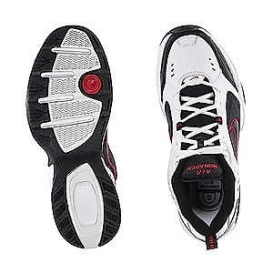 Nike Men's Walking, White Black Red, 9.5