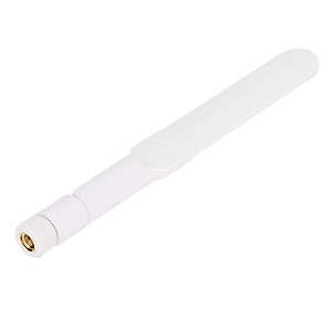 Network Card Antenna Omnidirectional 2.4G/5G/5.8G 8dbi Dual Band Antenna SMA, for Router(White)
