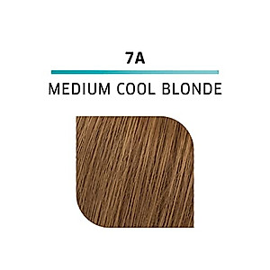 WELLA Color Charm Demi Permanent Hair Color, 7A Medium Cool Blonde 2 oz