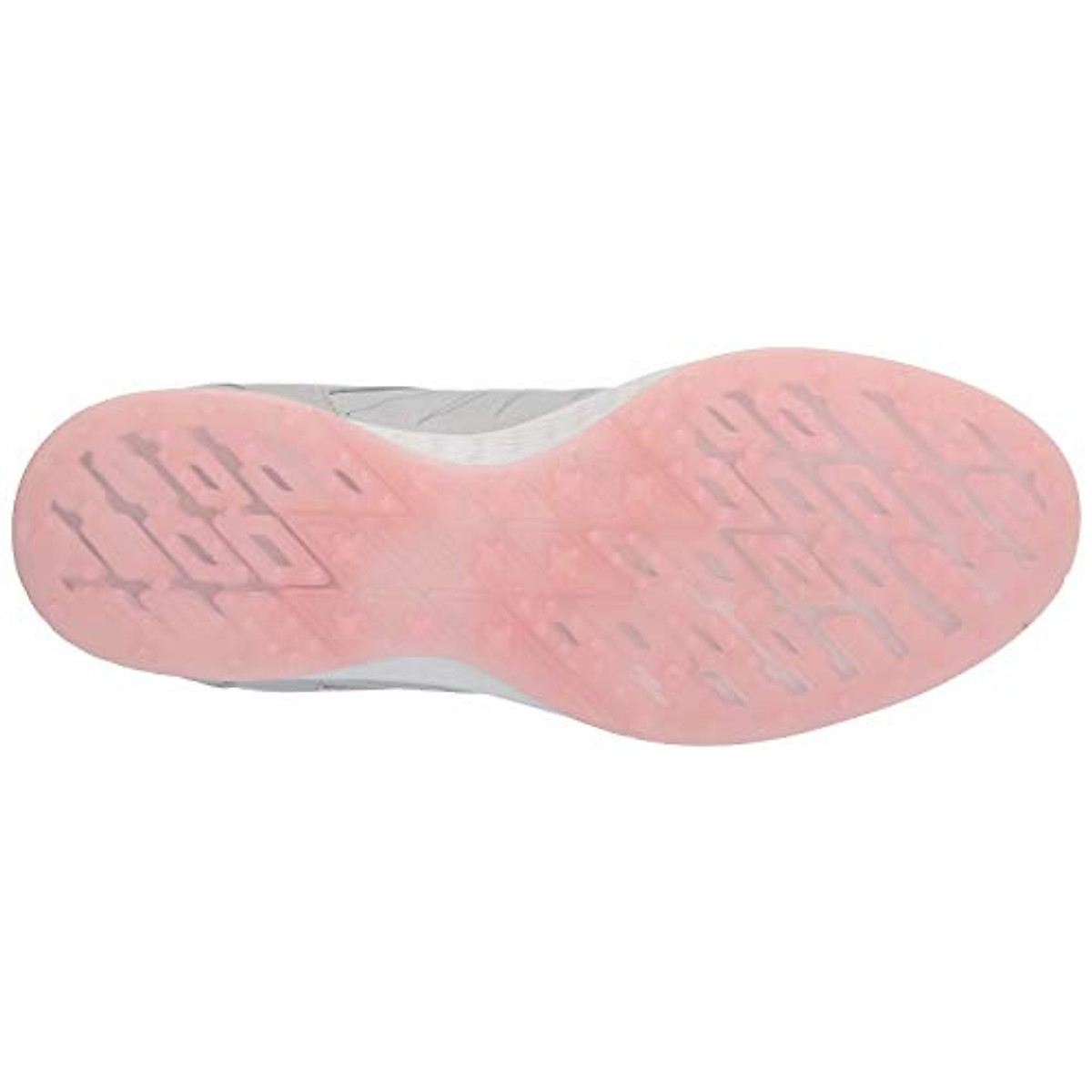 Skechers womens Pivot Spikeless Golf Shoe, Light Gray/Pink, 8.5 US