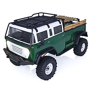 Cross RC JT4 1/10 4WD Off-Road RC Car Crawler Vehicle Differential Lock Function (green-2)