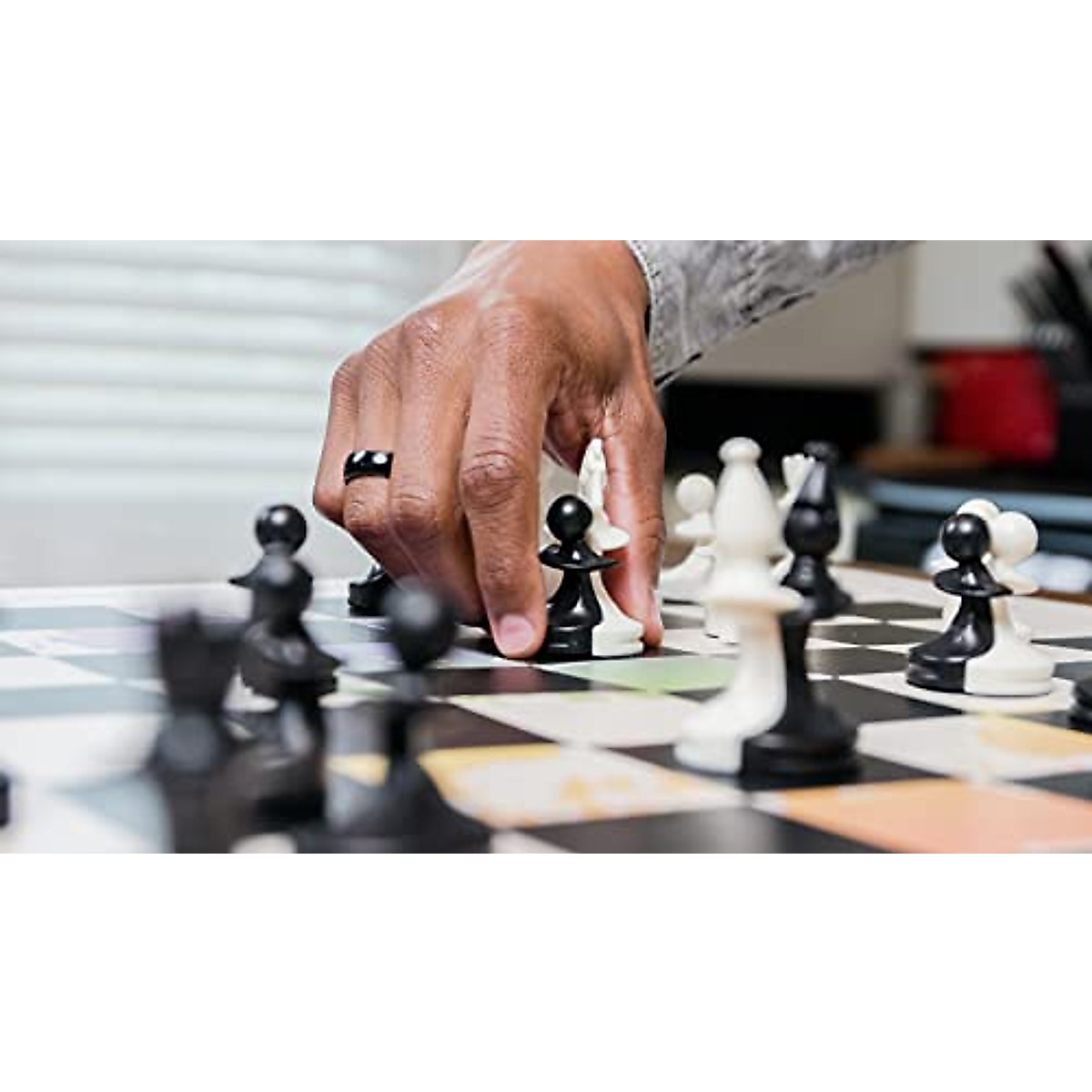 Paco Sako Peace Chess Game, Super Fun for Chess Lovers, Make Peace While Playing Chess, not War - Chess Set Board Game for Peace Makers