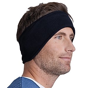 Tough Headwear Fleece Ear Warmer Headband For Women & Men, Winter Headband, Running Ear Muffs, Ear Covers for Cold Weather
