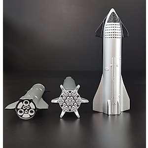Flmenunu SpaceX Starship 1/375 Diecast Rocket Model
