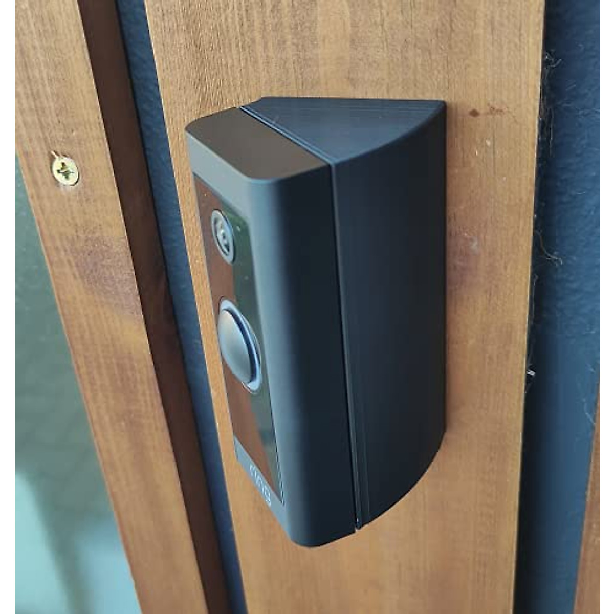 Mars Outpost Corner Mount for RingWired Corner Mounting Bracket 45 Degree Wedge Slim & Strong Mount,Black