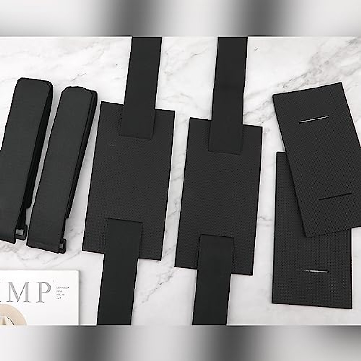 8pcs Water Mat Straps with Pad Protectors Set, Foam Flotation Pad Strap Water Mat Storage Straps Floating Mat Replacement Straps Lily Pads for Lake for Most Water Mats