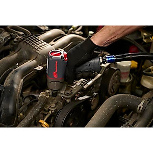 Ingersoll Rand 2115TiMAX 3/8" Air Impact Wrench, 300 ft-lbs Torque, Titanium Hammer Case, Friction Ring Retainer, Pistol
