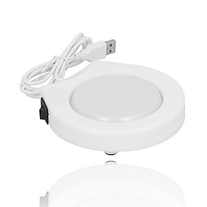 Coffee Mug Warmer, USB Powered Heater Pad ABS + Iron Coffee Heater Pad Light Small 60℃~70℃ Coffee Cup Warmer for Hot Coffee Tea Espresso Milk