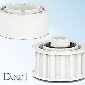 4 Pack Guide Wheels and 2 Pack Pulley Gears Replacement Parts Compatible with Maytronics Dolphin Nautilus, Nautilus CC Plus, M200, M400, M500, Premier Pool Cleaner, Part Number 3884997-R6