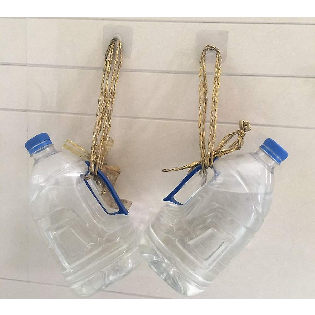 FIGO 10 Packs 15lB(Max) Seamless Small Wall Hooks Adhesive Transparent Seamless Hooks Very Creative, Practical Hook for the Drill-free Wall