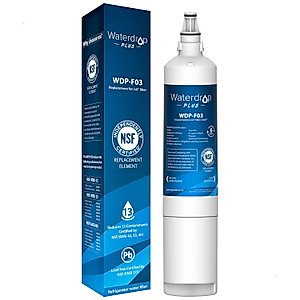 Waterdrop Plus 5231JA2006A NSF 401&53 Certified, Replacement for LG® LT600P®, KENMORE® 9990, 46-9990, WFC2001, LFX25960ST, rwf1000a Refrigerator Water Filter (Package May Vary)