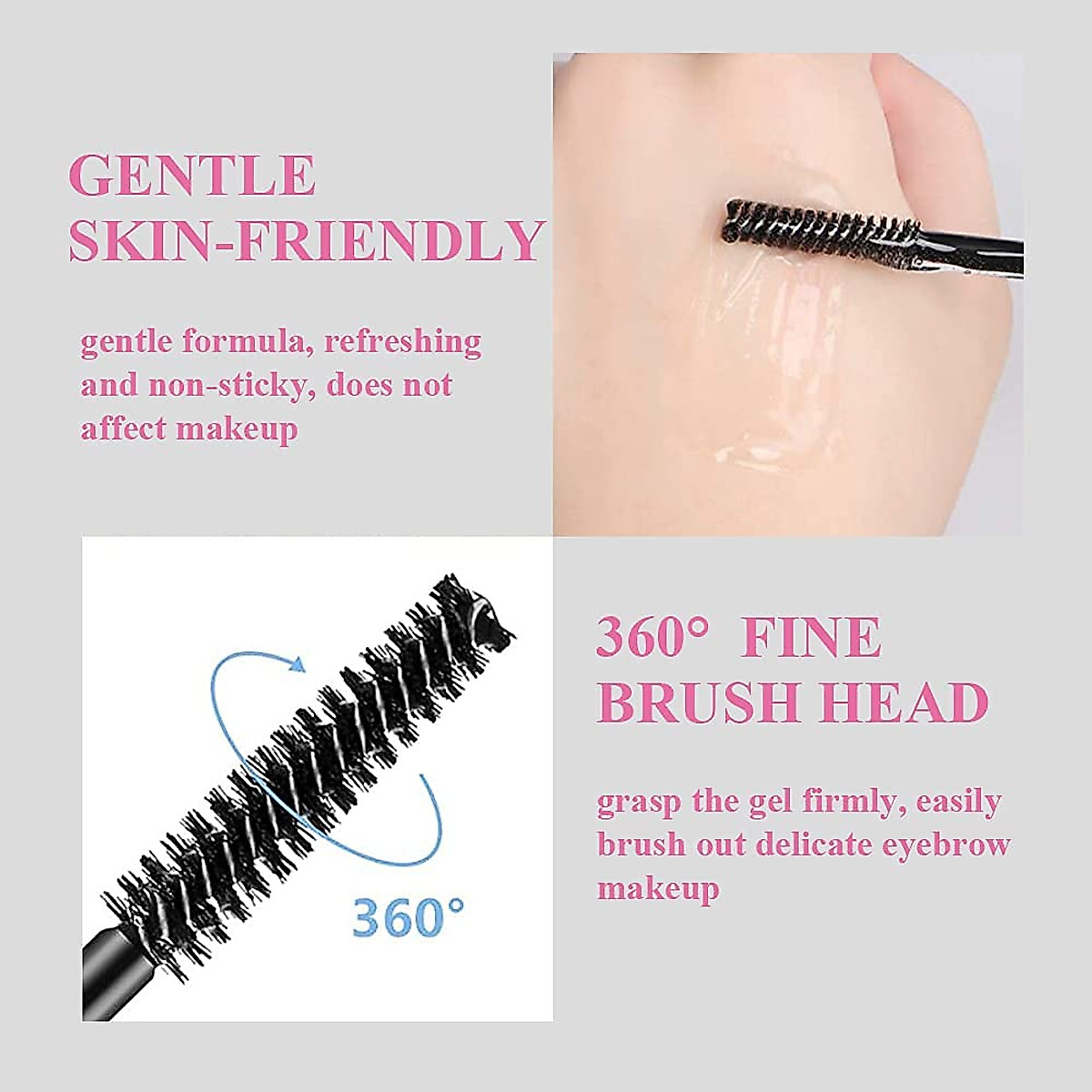 Eyebrow Stencil & Eyebrow Setting Gel, 30 Eyebrow Shaper Kit, Reusable Eyebrow Template With Strap, Waterproof Eyebrow Repair Liquid, Brows Styling Brow Fix Gel Beauty Makeup