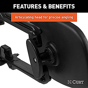 CURT 20002 5 x 7-1/2-Inch Universal Strap-On Adjustable Extendable Towing Mirror