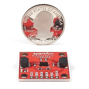 SparkFun Distance Sensor - 1.3 Meter, VL53L4CD (Qwiic) - 1mm to 1300mm Measurement Distance - 1 Millimeter Precision Resolution with Around +/-7mm Accuracy - 2.6V to 3.5V Power Requirement