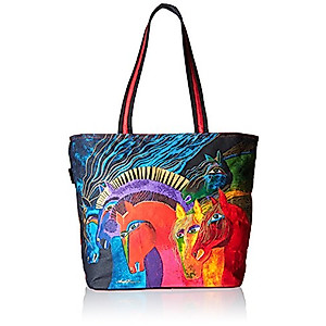 Laurel Burch `Wild Horses of Fire` Shoulder Tote, Multicolor, Large