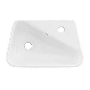 Swiss Madison Well Made Forever SM-WS312 Plaisir Wall Hung Sink, Glossy White