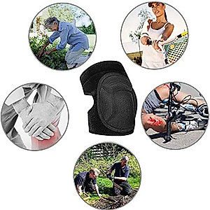 Knee Pads for Gardening Cleaning,Protective Knee Pads for Men Women Work,Kneepads with Thick EVA Foam Padding for Scrubbing Floors, Gardening, Yoga & Construction,Collision Avoidance Knee Sleeve. (M)