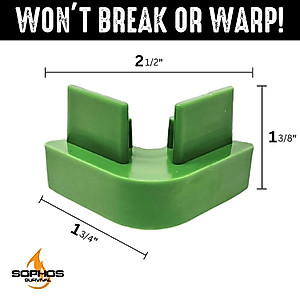 16 Pc Original Tray Stackers for Harvest Right Freeze Dryer Trays – Stacks 5 Trays – Green - Freeze Dryer Machine Accessories – Freeze Dried Food Storage - Made in USA