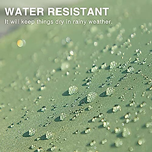 EVER ADVANCED Bike Storage Tent, 6.6 ft Outdoor Storage Sheds for Bicycle, Motorcycle, PU4000 mm Waterproof and Weatherproof Lawn Mower Garden Tools Shelter Cover