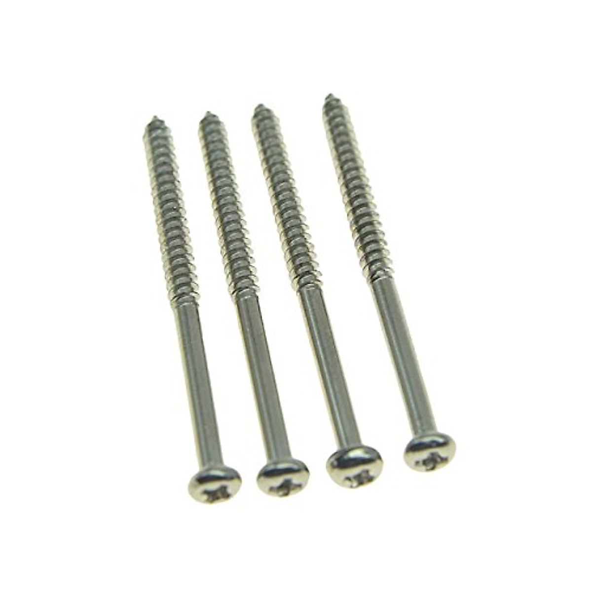 KAISH Pack of 20 Bass Guitar Pickup Mounting Screws Pickup Springs for Precision P Bass or J Bass or P90 Soap Bar Pickups Nickel