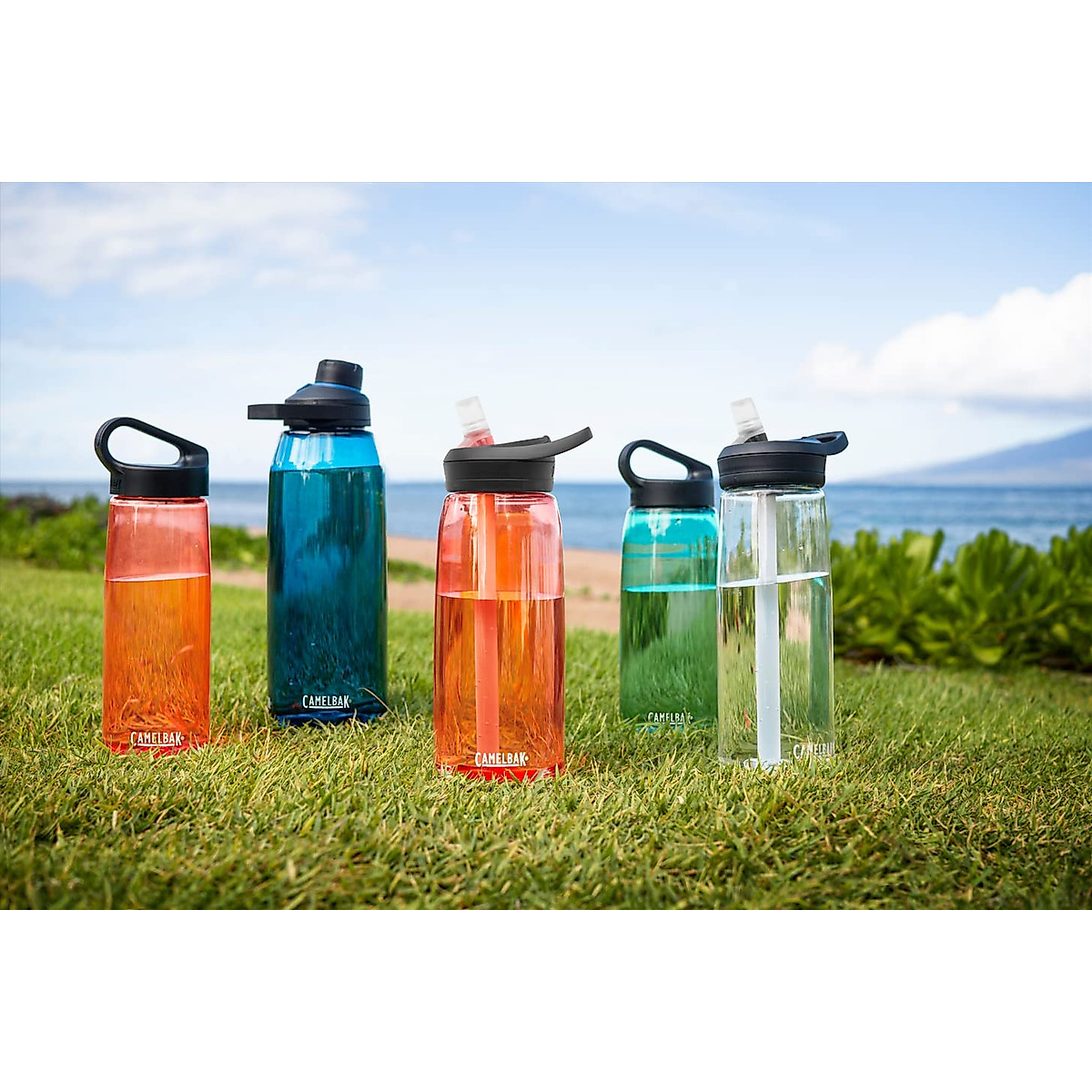 CamelBak Carry Cap BPA Free Water Bottle with Tritan Renew, 25oz, Charcoal