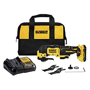 DEWALT XTREME 12V MAX Brushless Cordless Oscillating Tool Kit (DCS353G1) , Yellow