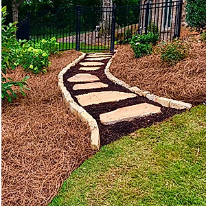 USA Pine Straw - Premium Pine Needle Mulch - Covers 100 Sqft (1)