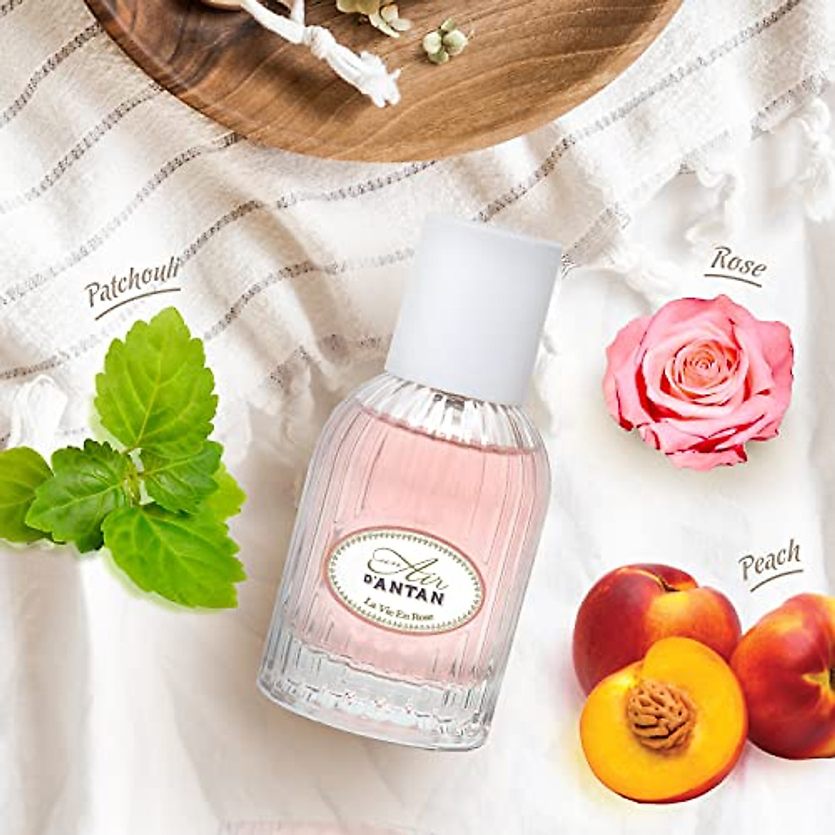 Un Air d'Antan Rose Perfume for Women - Rose Perfume Travel Size Perfume for Women - Premium Women's Fragrances & Womens Perfume - French Gift Idea - Perfumes for Women - Eau de Parfum Women