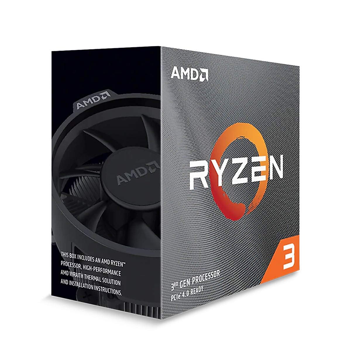 AMD Ryzen 3 3300X 4-Core, 8-Thread Unlocked Desktop Processor with Wraith Stealth Cooler