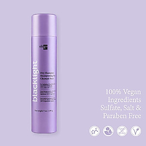 Oligo Professionnel - Blacklight Dry Shampoo for all hair types - Vegan - Weightless volume - Leaves hair feeling clean - Neutralizes odor - Residue free - 7oz